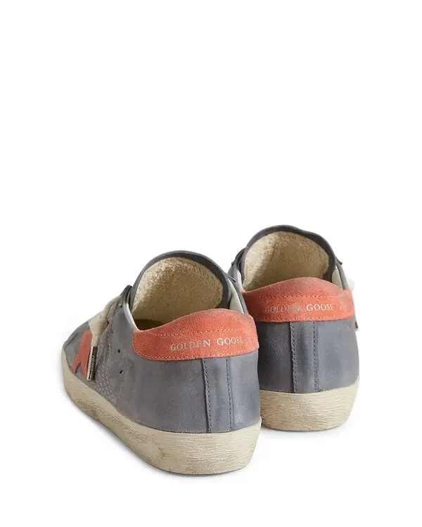 GOLDEN GOOSE Super-star Graphic Sneakers - Light Blue