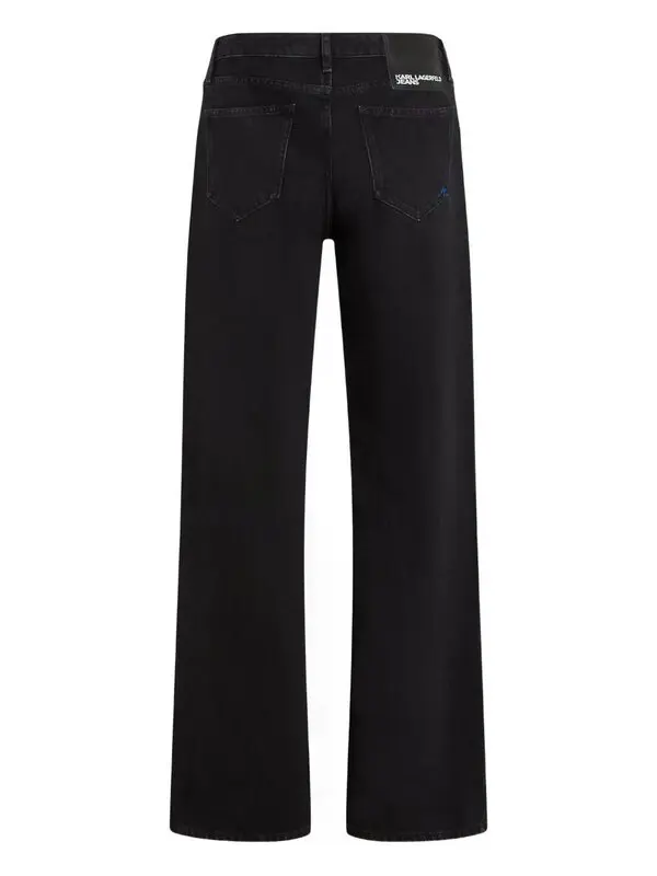 Karl Lagerfeld Mid-rise Straight-leg Jeans