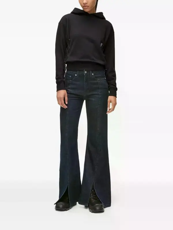 Karl Lagerfeld High-rise Slit Jeans