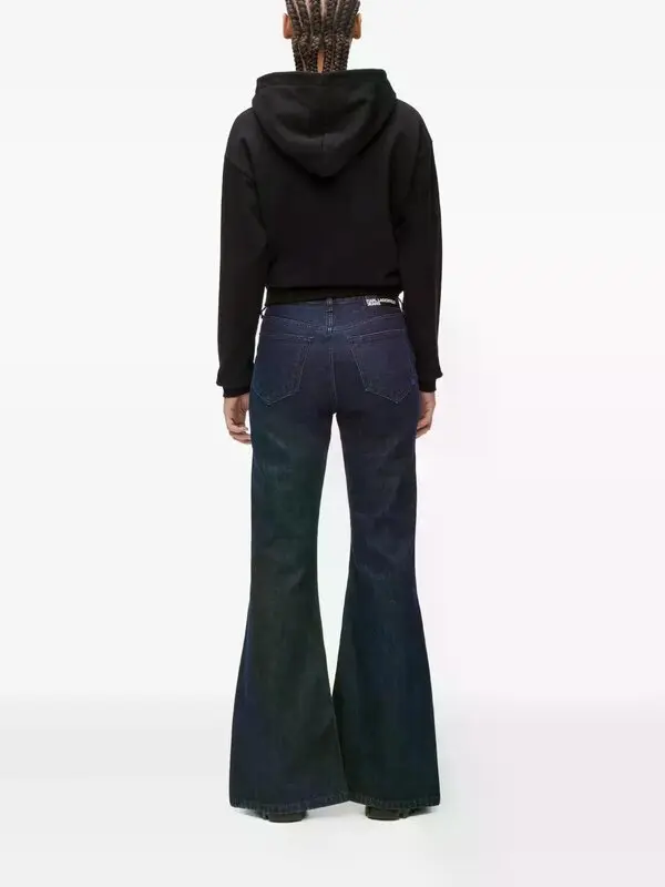 Karl Lagerfeld High-rise Slit Jeans