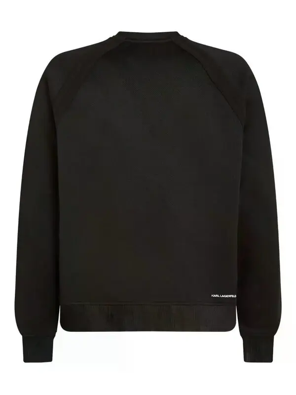 Karl Lagerfeld Logo-print Raglan-sleeve Sweatshirt