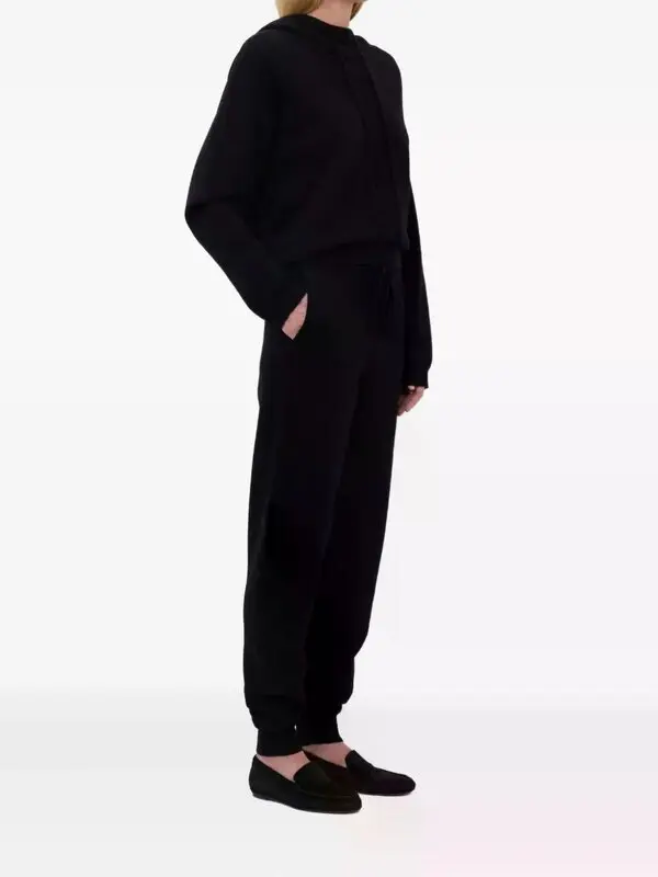 Loulou De Saison Hesperos Lds Drawstring Trousers - Black