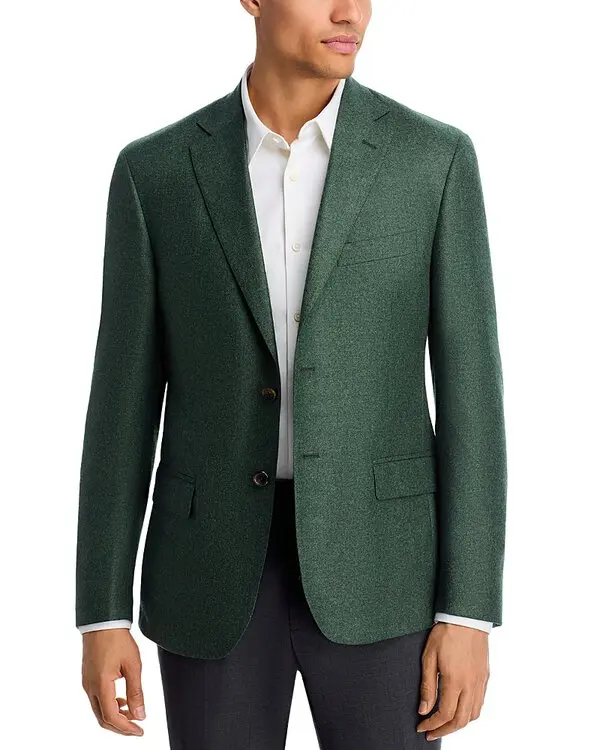 Bloomingdale'S Wool And Cashmere Sport Coat - Sage Green