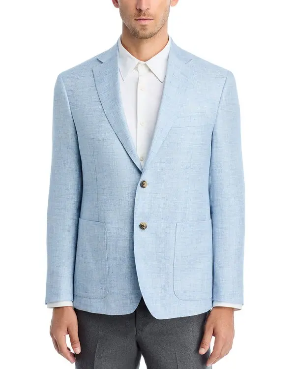 Bloomingdale'S Classic Fit Hopsack Soft Jacket