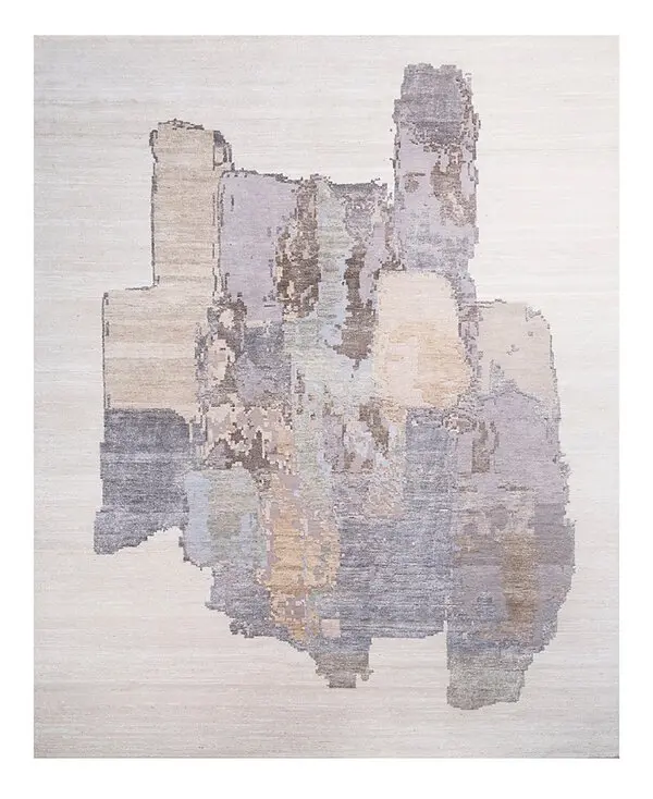 Bloomingdale'S Modern M8527 Area Rug, 8'1x10'1 - Beige