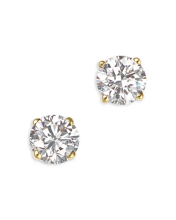 Bloomingdale'S 0.50 Tcw Certified Lab Grown Diamond Stud Earrings - Yellow Gold