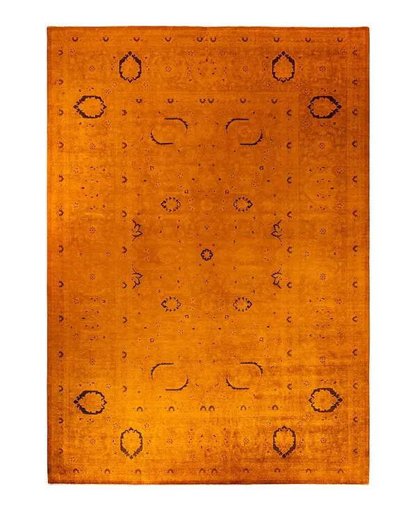 Bloomingdale'S Fine Vibrance M1345 Area Rug, 10'3x14'3 - Orange