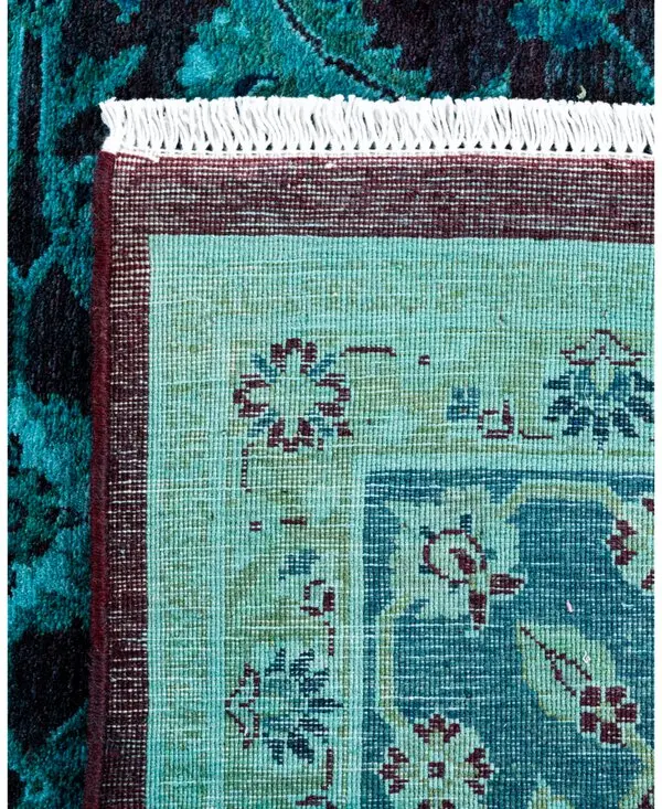 Bloomingdale'S Fine Vibrance M1322 Area Rug, 6'2x9'3 - Blue