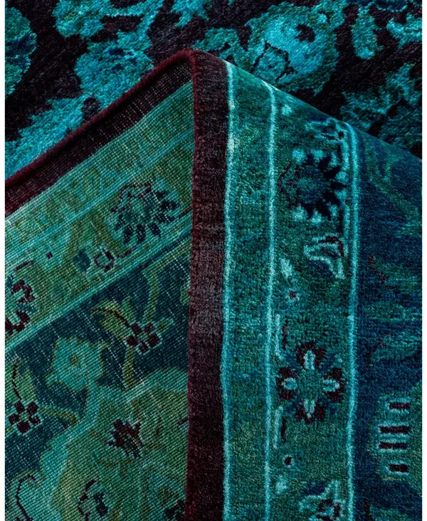 Bloomingdale'S Fine Vibrance M1322 Area Rug, 6'2x9'3 - Blue