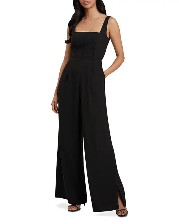 Ted Baker London Inuj Wide Leg Jumpsuit - Black