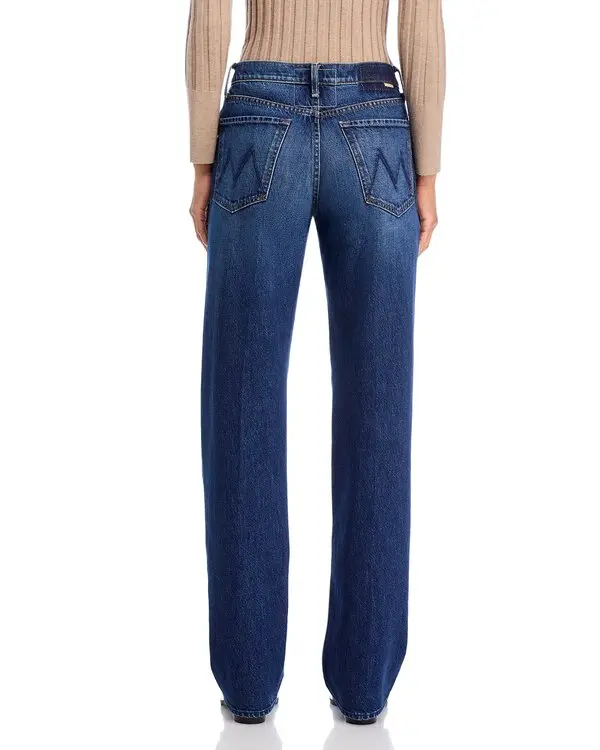 MOTHER The Rambler Zip Heel Jeans - Unplugged
