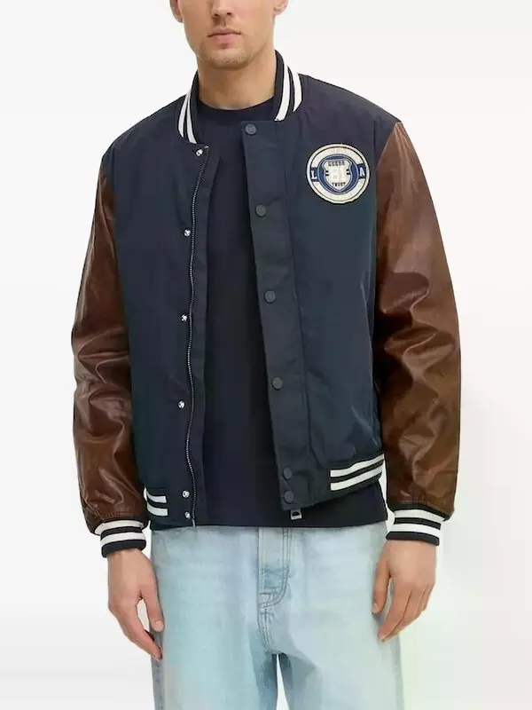 Guess Twill Patch Bomber Jacket