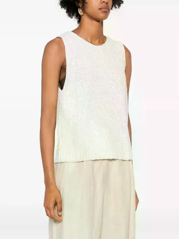 Marc O'polo Sleeveless Open-knit Top