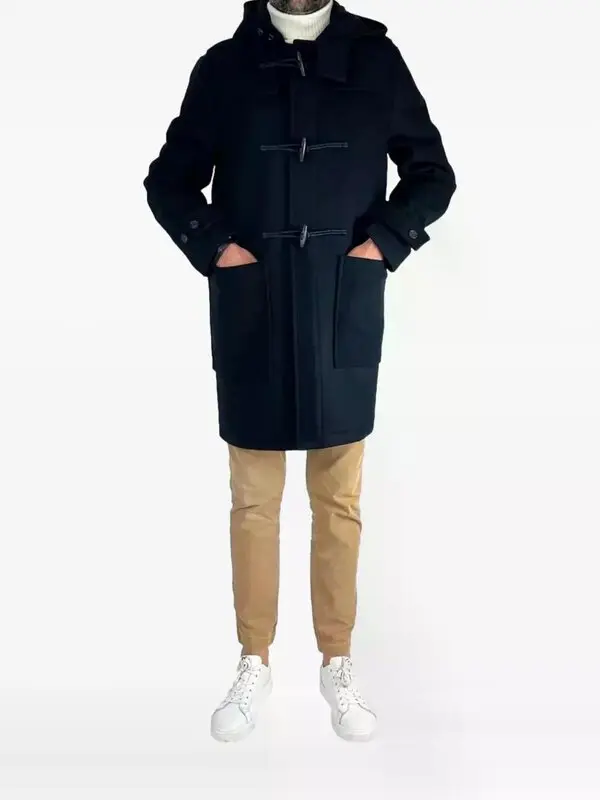 MANUEL RITZ Hooded Toggle Coat
