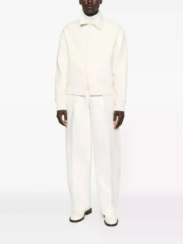 Jacquemus Felt Wool Bomber Jacket