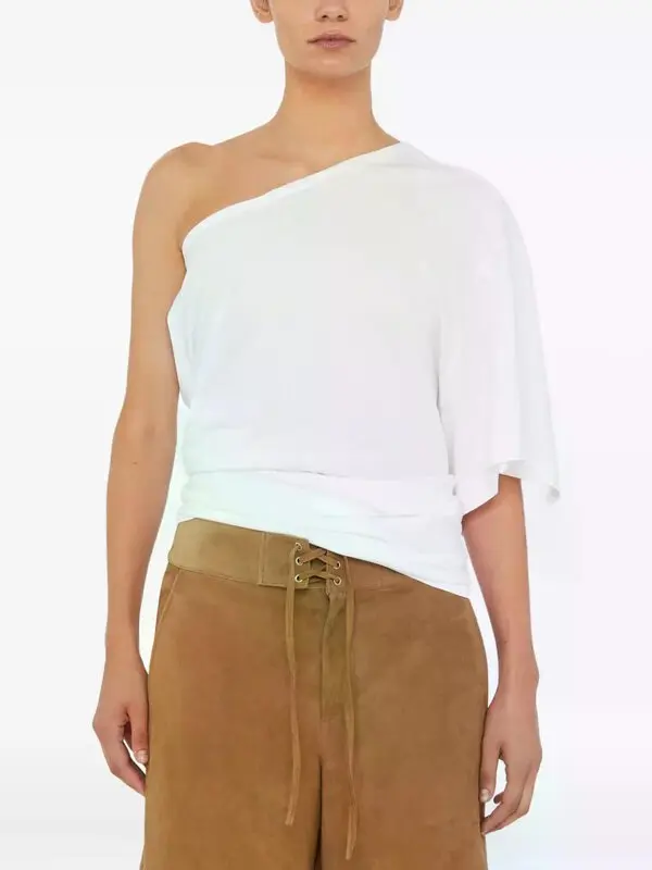 Christopher Esber One-shoulder Draped T-shirt