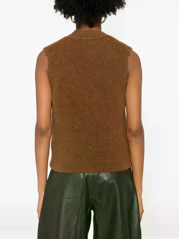 Marc O'polo V-neck Wool-blend Vest