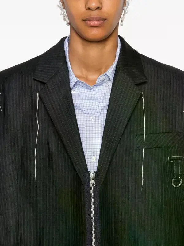 SONIA CARRASCO Panelled Wool Jacket