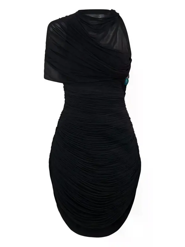 Christopher Esber Asymmetric Mini Dress In Black - 56% Off | Editorialist