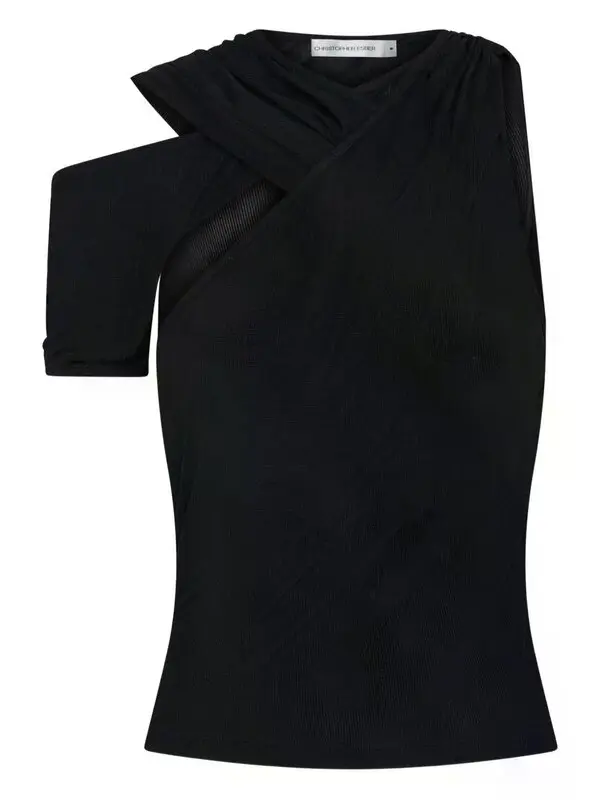 Christopher Esber Draped One-shoulder Top