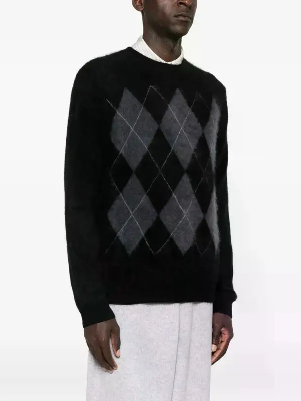 Arch4 Argyle Brushed Cashmere Sweater