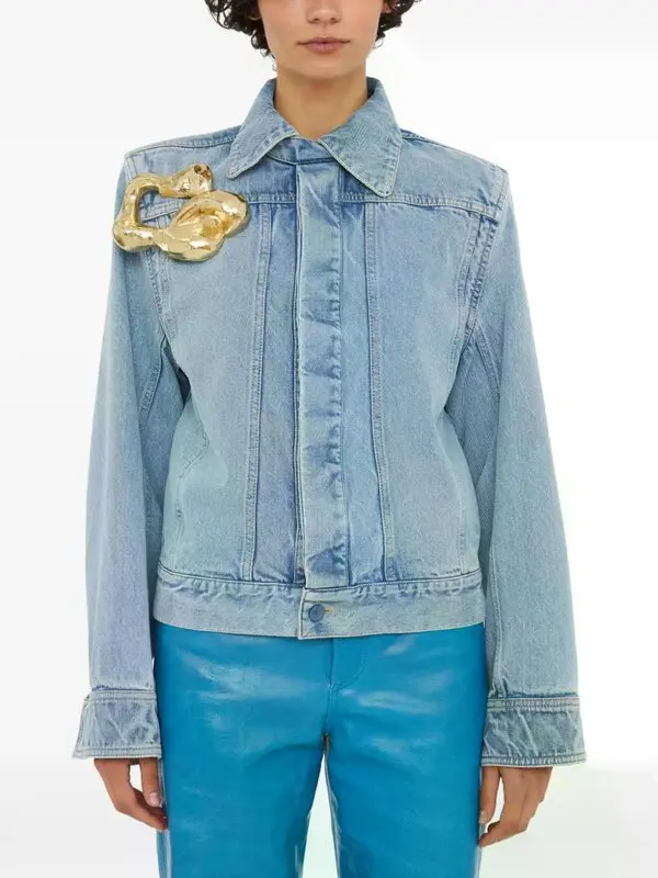 Christopher Esber Denim Corsage Jacket