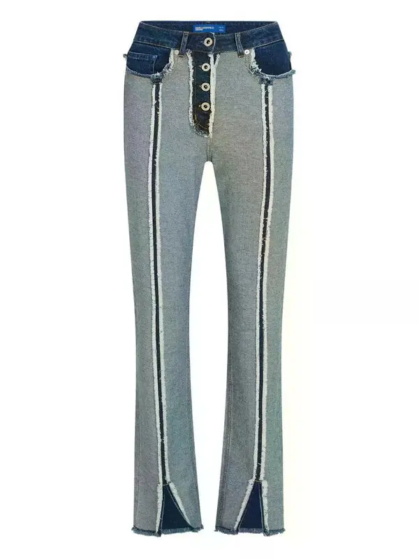Karl Lagerfeld High-rise Straight-leg Jeans