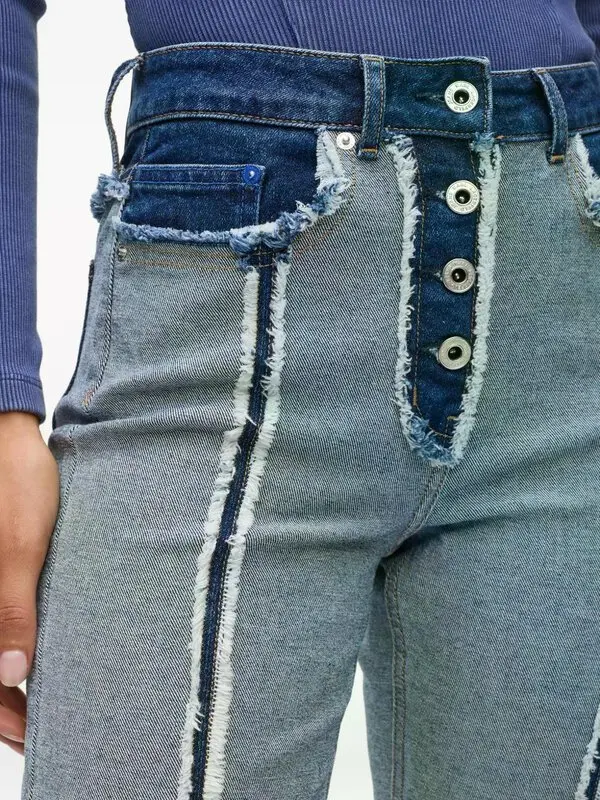 Karl Lagerfeld High-rise Straight-leg Jeans