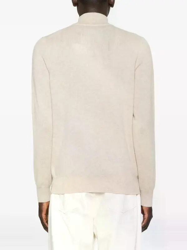 Eric Bompard Zip-fastening Sweater - Neutrals