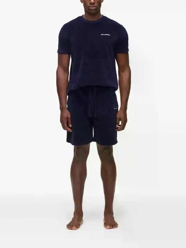 Karl Lagerfeld Logo-embroidered Shorts