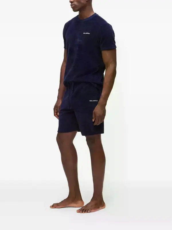 Karl Lagerfeld Logo-embroidered Shorts