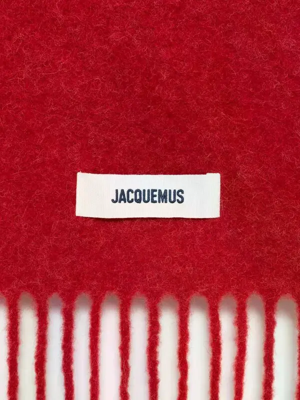 Jacquemus Le Carro Fringed Wool Scarf