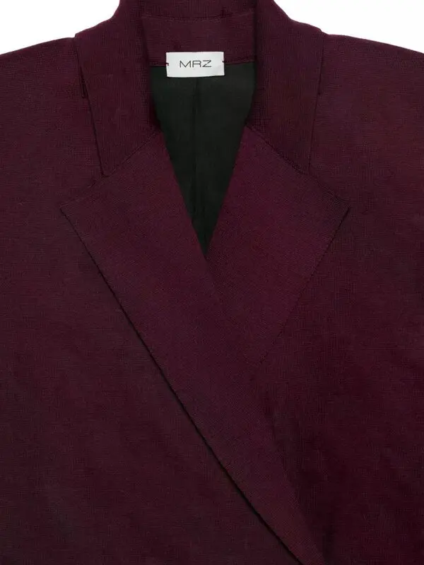 MRZ Double-breasted Virgin Wool Blazer