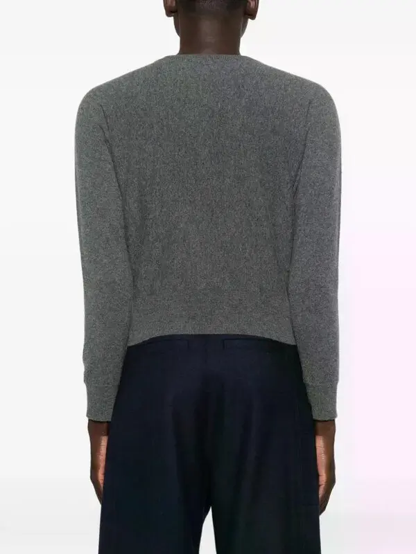Extreme Cashmere Belle Felt Long-sleeve Sweater