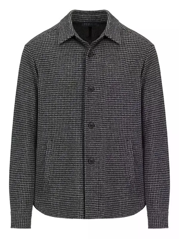 Harris Wharf London Houndstooth Shirt