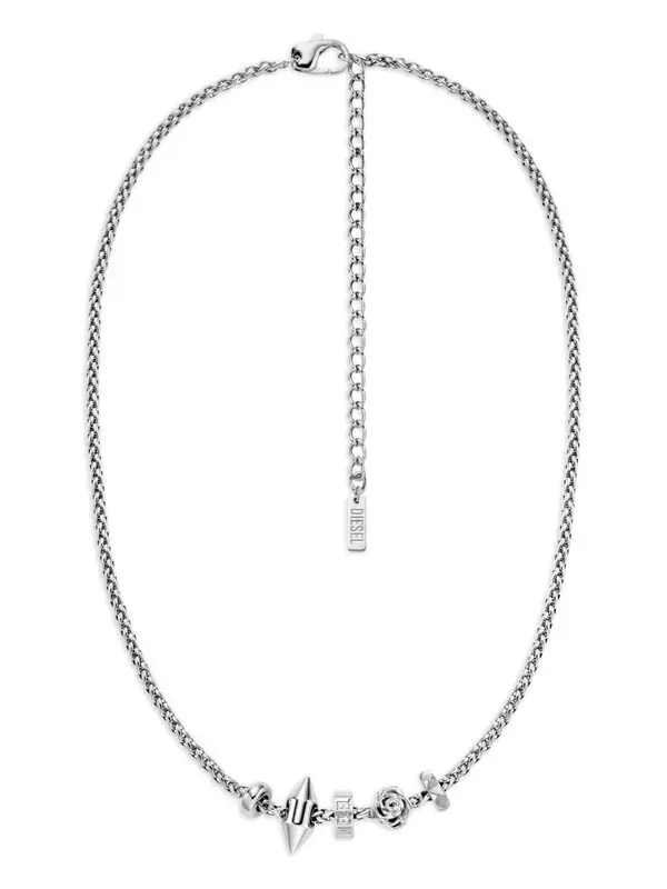 DIESEL® Rose Steel Necklace - Grey