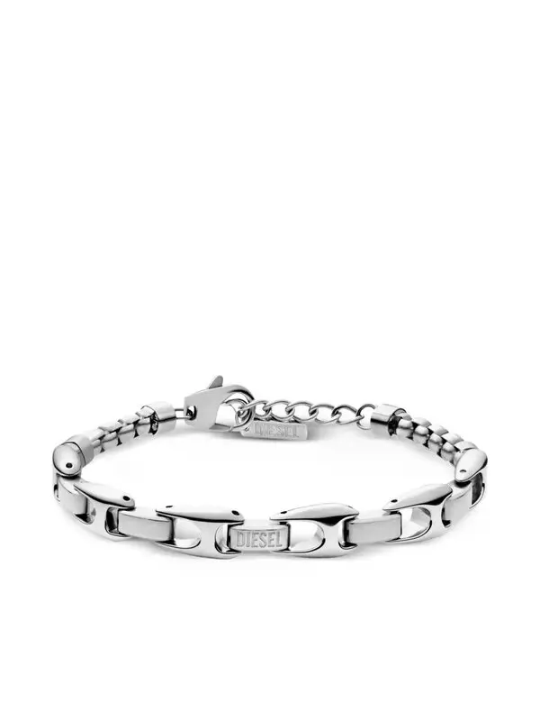 DIESEL Chain-link Bracelet - Grey