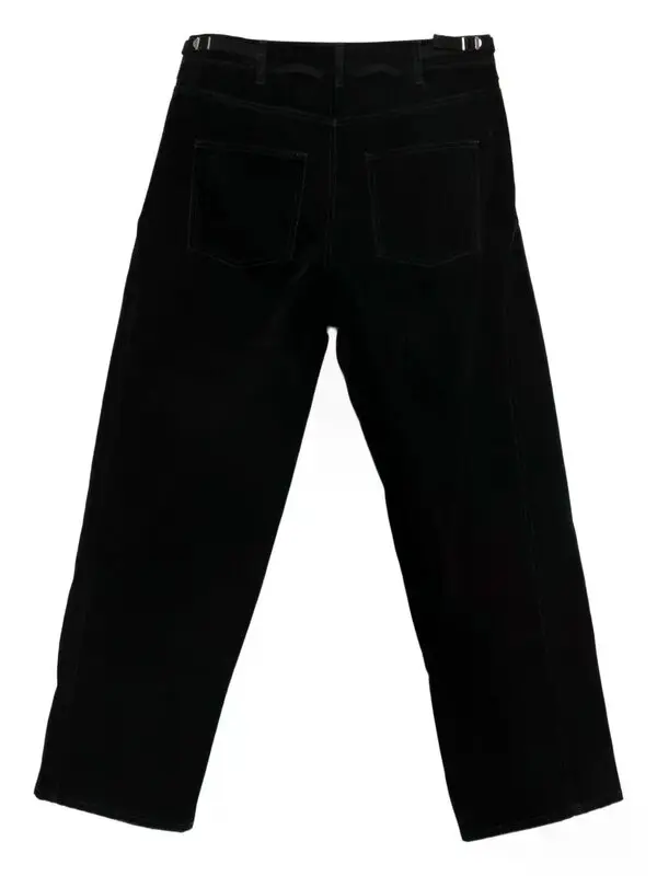 Andersson Bell Button-fly Paneled Jeans