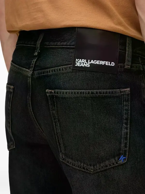 Karl Lagerfeld Straight-leg Jeans - Black