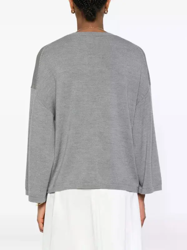 Khaite Darcy Wool Sweater - Grey