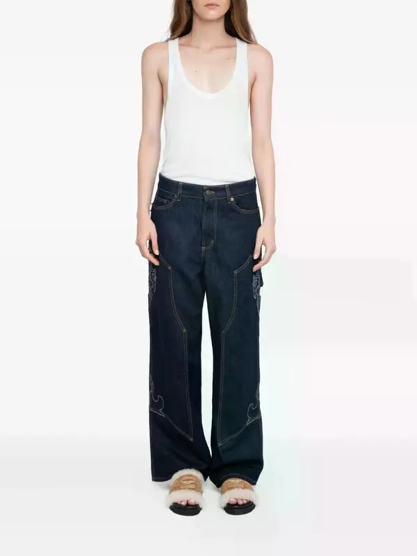Zadig&Voltaire Perya Western Jeans - Blue