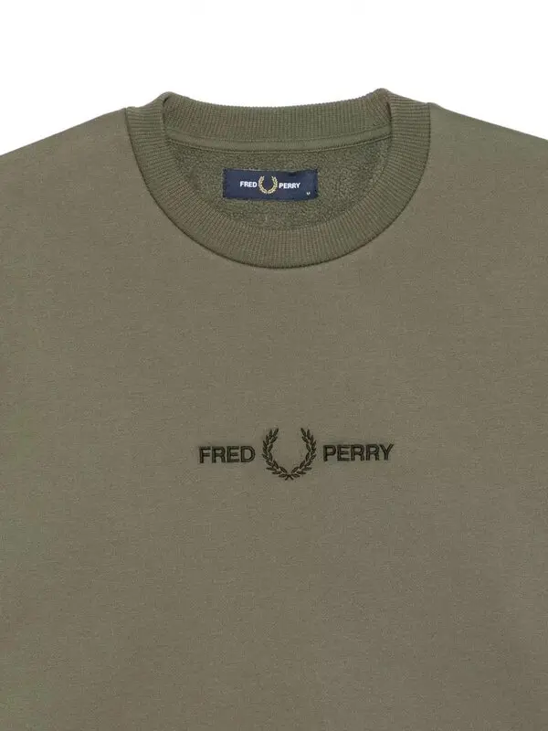 Fred Perry Embroidered Logo Sweatshirt