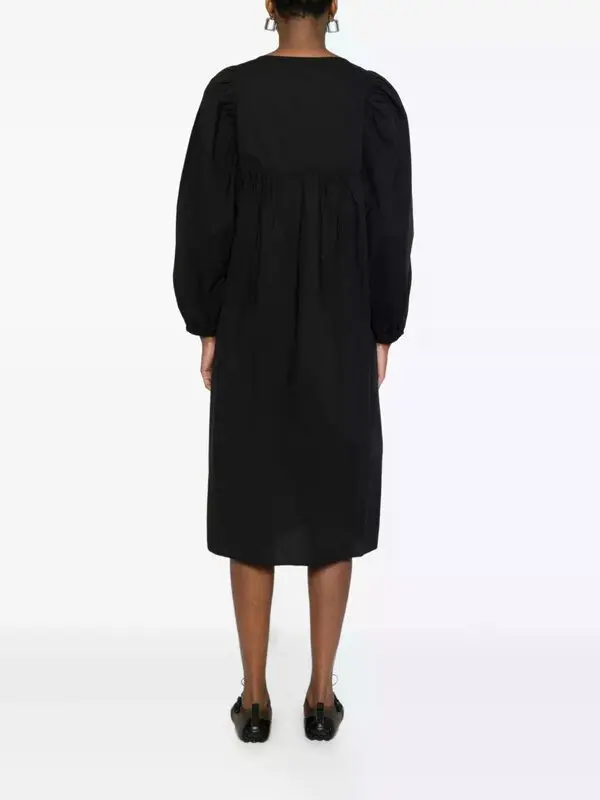 Marc O'polo Puff-sleeve Midi Dress