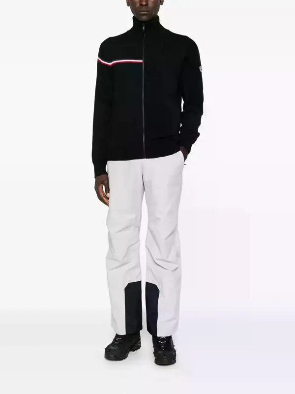 Rossignol Stripe-detail Zip-front Sweater
