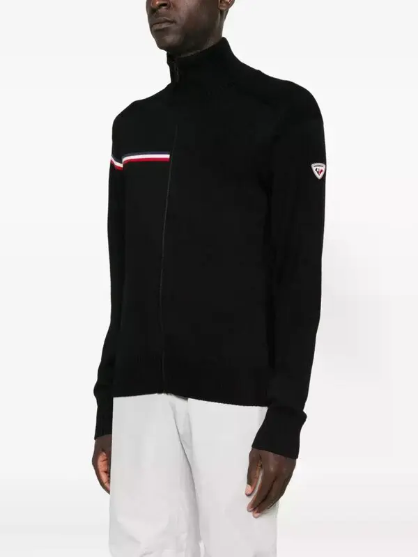 Rossignol Stripe-detail Zip-front Sweater