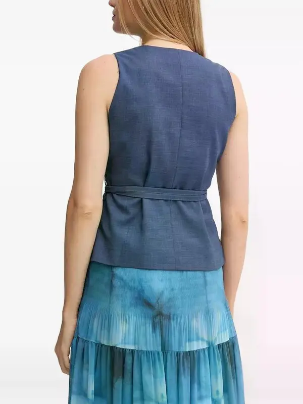 SANDRO FERRONE Wrap-effect Sleeveless Top