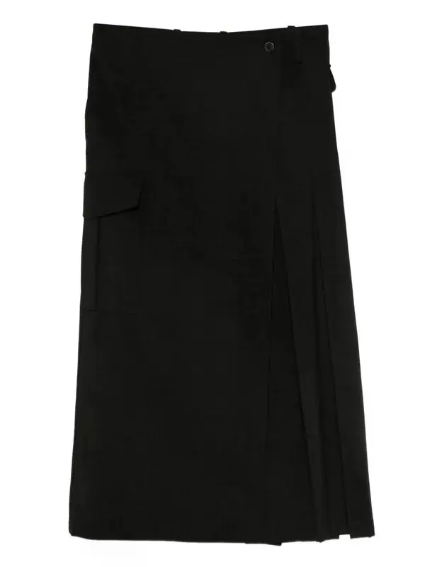 P.a.r.o.s.h Pleat-detail Skirt