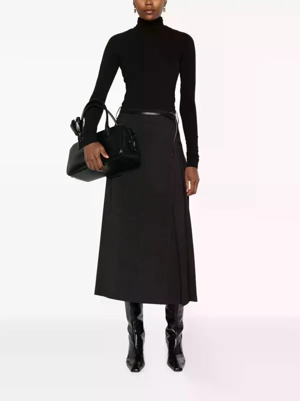 P.a.r.o.s.h Pleat-detail Skirt