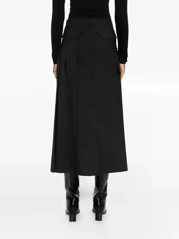 P.a.r.o.s.h Pleat-detail Skirt