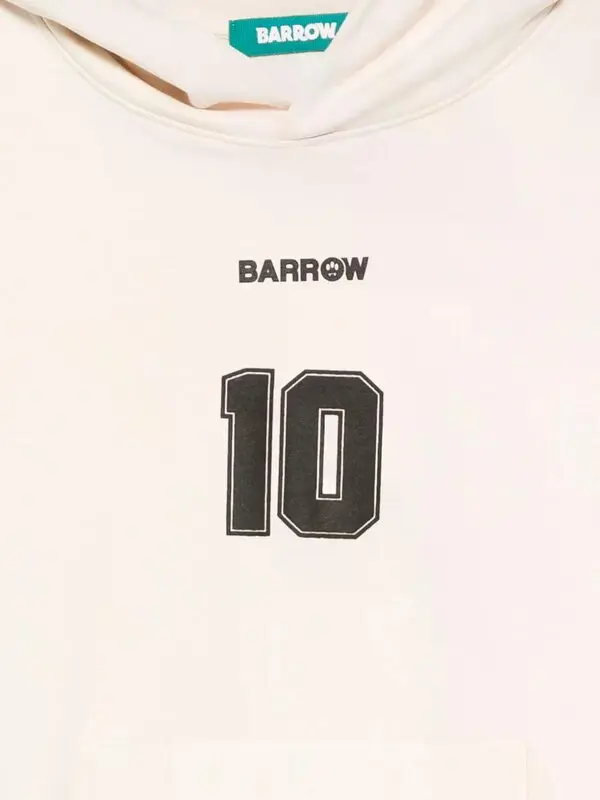 BARROW Graphic-print Cotton Hoodie